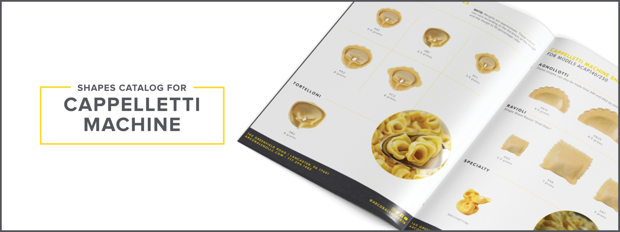 Pasta Shape Catalogs - Arcobaleno