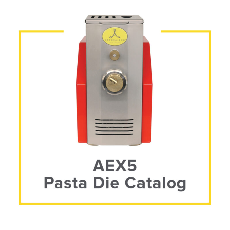 Pasta Extruder Shapes Catalogs - Arcobaleno