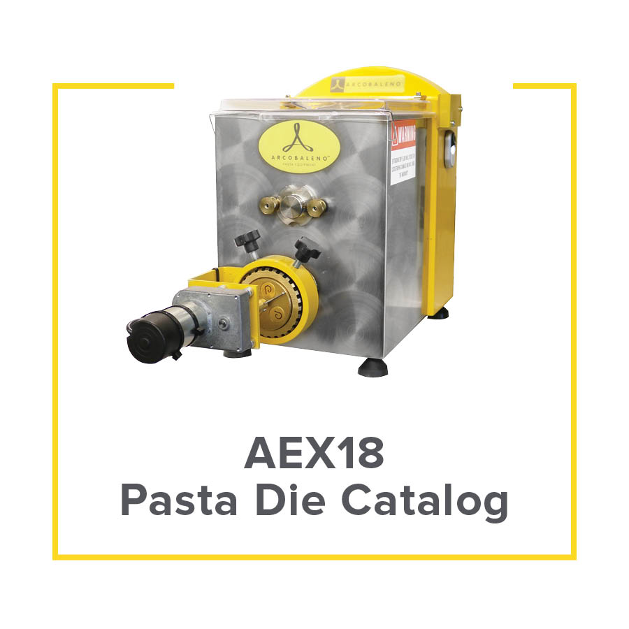 Pasta Extruder Shapes Catalogs - Arcobaleno