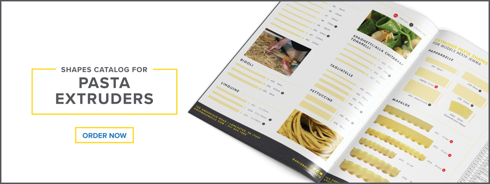 Pasta Shape Catalogs - Arcobaleno