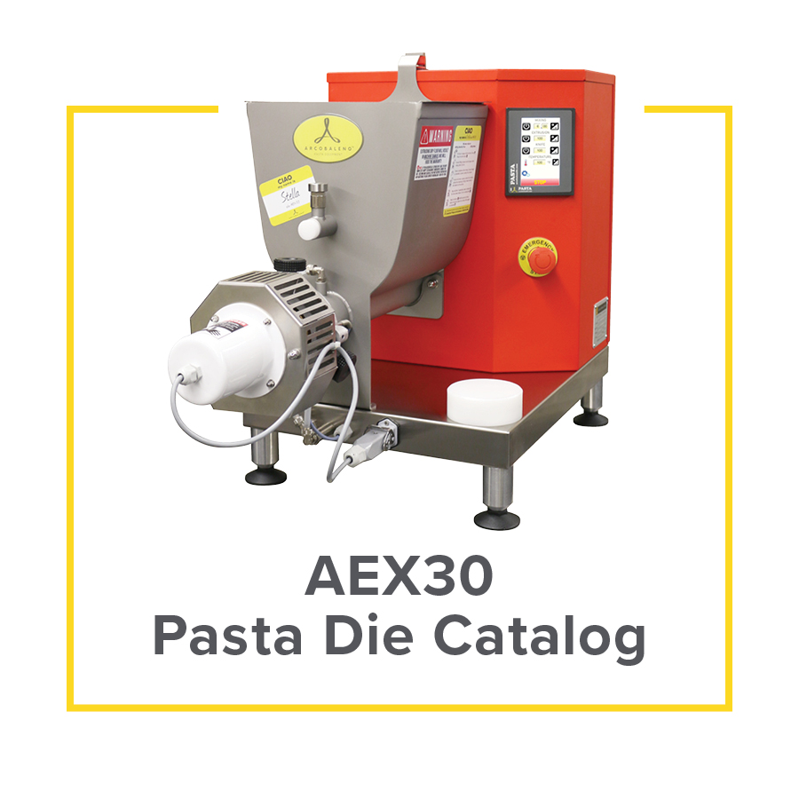 Pasta Extruder Shapes Catalogs - Arcobaleno